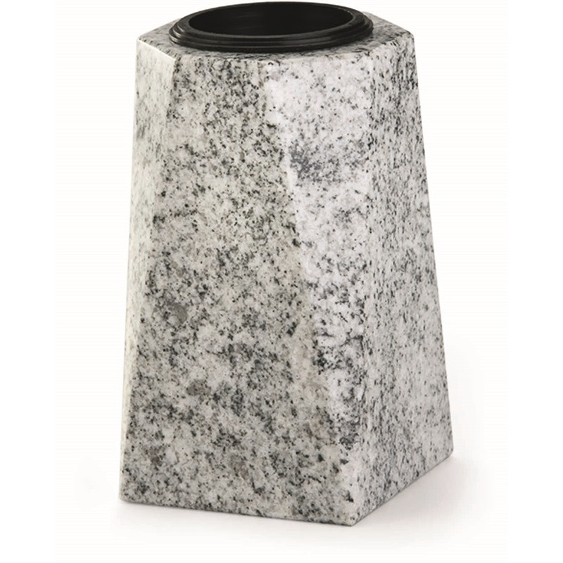 V01 - QUADRATISCHE VASE AUS GRANIT MIT EINFACHER ABSCHRÄGUNG - Sansone ...